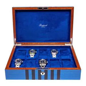 RAPPORT LONDON Labyrinth Ten Watch Box - Blue