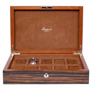 RAPPORT LONDON Heritage Ten Watch Box - Macassar