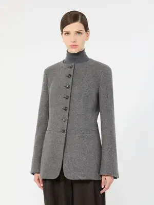 Max Mara Cashmere Crew-neck Jacket