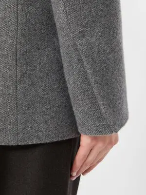 Max Mara Cashmere Crew-neck Jacket