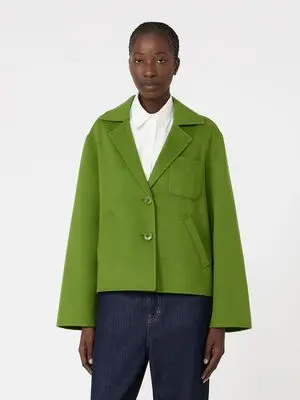 Max Mara Double Wool Cropped Jacket
