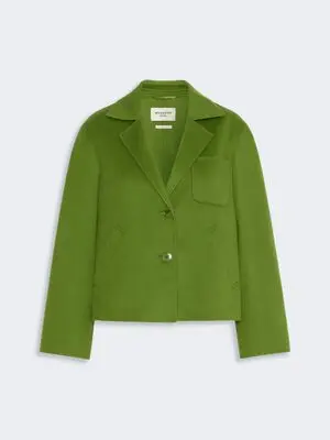Max Mara Double Wool Cropped Jacket