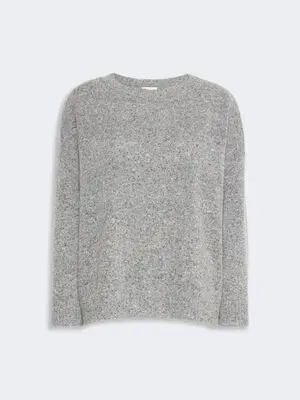 Max Mara Tweed-effect Wool And Silk Blend Jumper