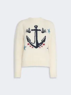 Max Mara Alpaca And Wool-blend Yarn Sweater