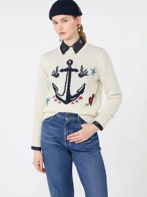 Max Mara Alpaca And Wool-blend Yarn Sweater