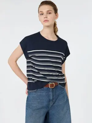 Max Mara Short-sleeved Viscose Sweater