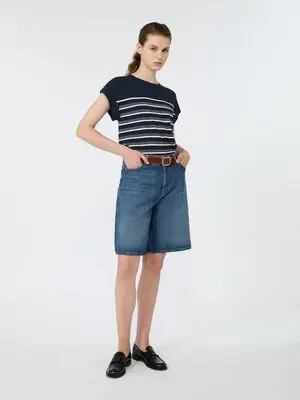 Max Mara Short-sleeved Viscose Sweater