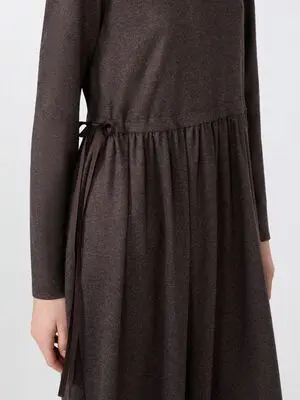 Max Mara Jacquard Jersey Long Dress