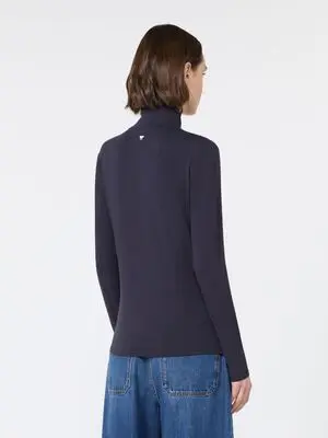 Max Mara Slim-fit Top In Stretch Viscose Jersey
