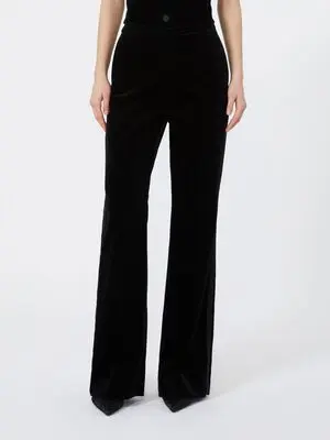 Max Mara Velvet Tuxedo Trousers