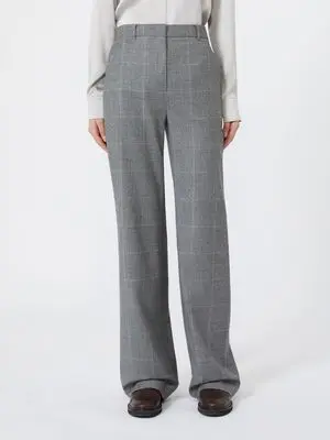 Max Mara Straight-fit Wool Flannel Trousers