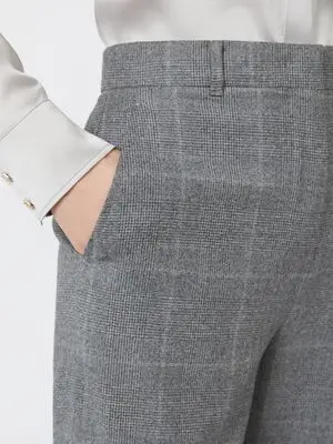 Max Mara Straight-fit Wool Flannel Trousers