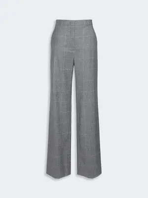 Max Mara Straight-fit Wool Flannel Trousers