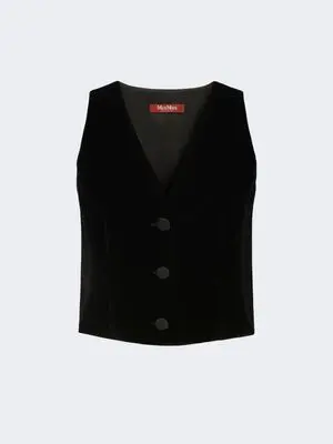 Max Mara Smooth Velvet Gilet
