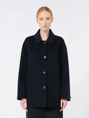 Max Mara Wool Drap Short Coat