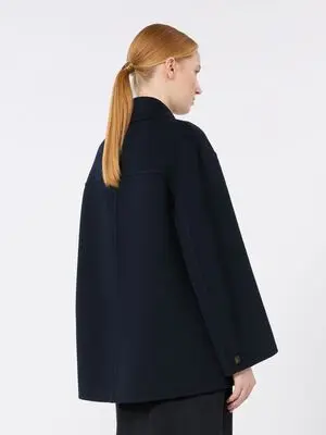Max Mara Wool Drap Short Coat