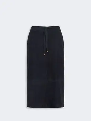 Max Mara Suede Midi Skirt
