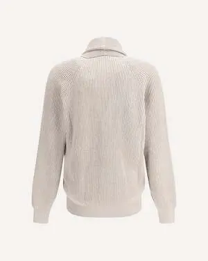 Brunello Cucinelli Ribbed Cardigan