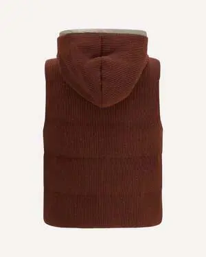 Brunello Cucinelli Hooded Down Vest