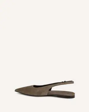 Brunello Cucinelli Suede Ballerinas
