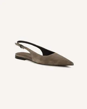 Brunello Cucinelli Suede Ballerinas