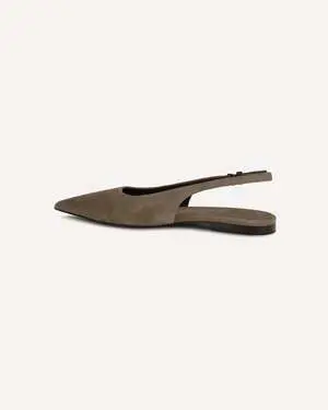 Brunello Cucinelli Suede Ballerinas