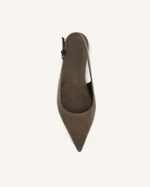 Brunello Cucinelli Suede Ballerinas