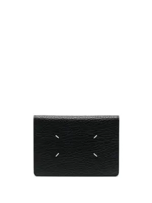 MAISON MARGIELA Card Holder With Four-stitch Stitching - Black