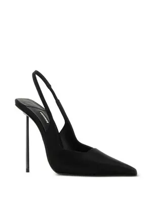 LE SILLA 110mm Satin Slingback Pumps