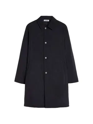 JIL SANDER Button-front Coat - Blue