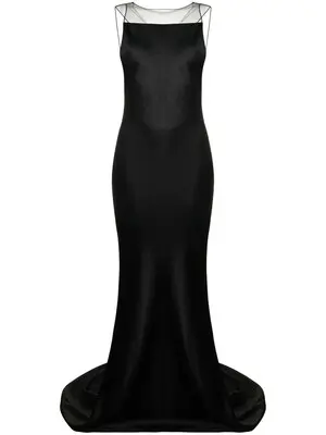 MAISON MARGIELA Satin Evening Gown - Black