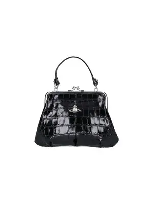 VIVIENNE WESTWOOD Granny Frame Handbag - Black