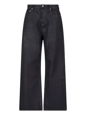Rick Owens Geth Waxed Jeans - Black