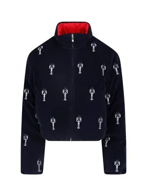 Thom Browne Reversible Cropped Jacket - Blue