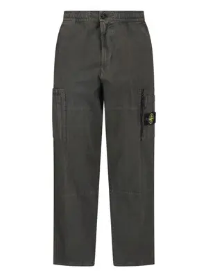 Stone Island Pants "3100015 Organic Cotton Ripstop - Gray