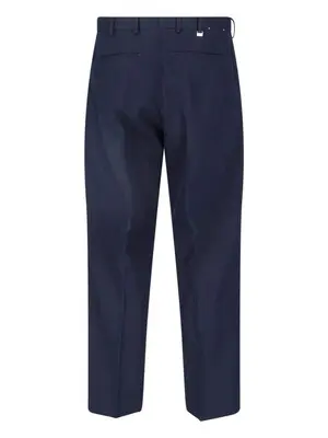 PT TORINO Virgin Wool Blend Trousers - Blue