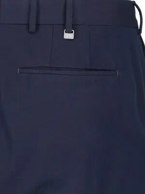 PT TORINO Virgin Wool Blend Trousers - Blue