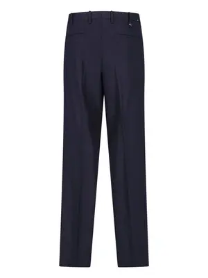 PT TORINO Virgin Wool And Cashmere Trousers - Blue