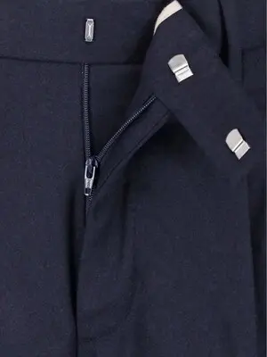PT TORINO Virgin Wool And Cashmere Trousers - Blue