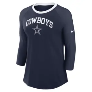 Nike Dallas Cowboys Nfl 3/4-sleeve T-shirt - Blue
