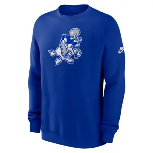 Nike Dallas Cowboys Swing Pass Rewind Club Nfl Pullover Crew - Blue