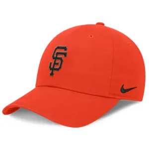 Nike San Francisco Giants Evergreen Club Mlb Adjustable Hat - Orange