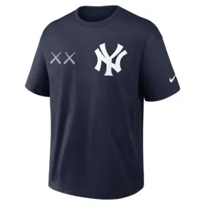 Nike Aaron Judge New York Yankees Max90 X Kaws Mlb T-shirt - Blue