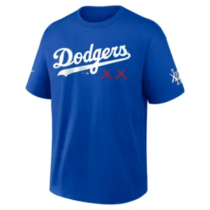 Nike Shohei Ohtani Los Angeles Dodgers Max90 X Kaws Mlb T-shirt - Blue