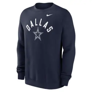 Nike Dallas Cowboys Club Nfl Pullover Crew - Blue