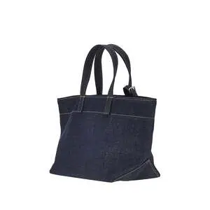 A.p.c. Le Drummer Toile' Denim Small Bag - Blue