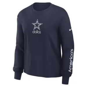 Nike Dallas Cowboys Boxy Nfl Long-sleeve T-shirt - Blue