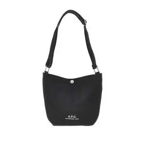 A.p.c. Water-repellent Canvas Small 'journal' Bag - Black