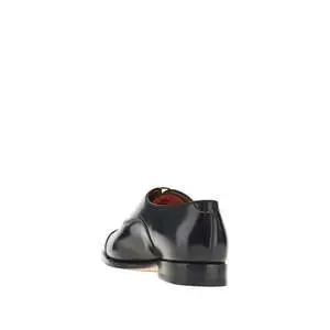Santoni Archie' Spazzolato Leather Laced Shoes