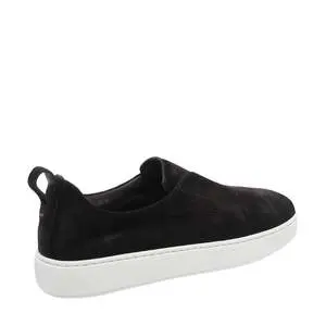 Santoni Victory Slip-on Suede Sneakers - Brown